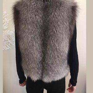 Jackets & Coats | Genuine Silver Fox Fur Vest | Poshmark